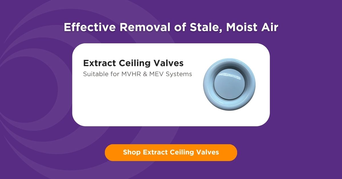 Buy Extract Ceiling Valves for Mechanical Ventilation Systems | BEAM ...