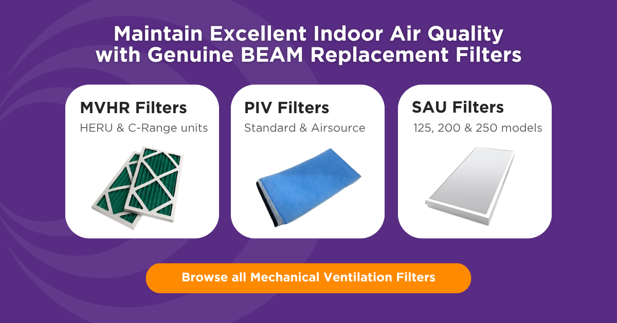 Buy Replacement Filters - MVHR, PIV, SAU | BEAM – Beam Vacuum ...