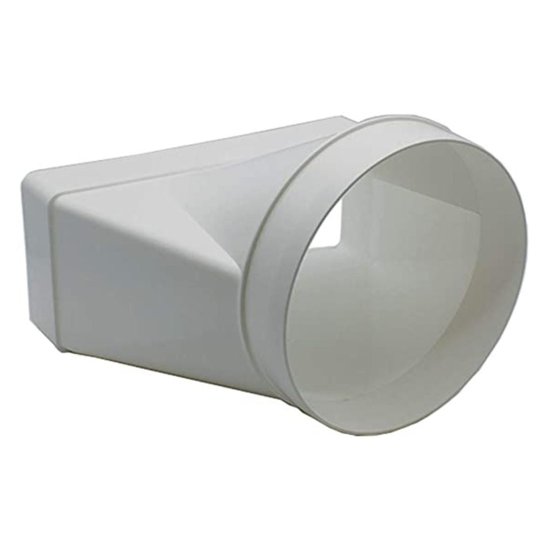 220 x 90 Round to rectangular adaptor – Beam Vacuum & Ventilation Store