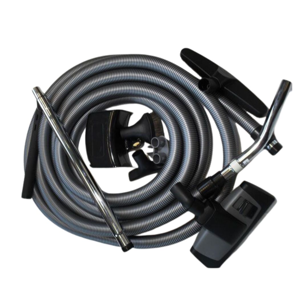 Central vacuum cleaner hose store
